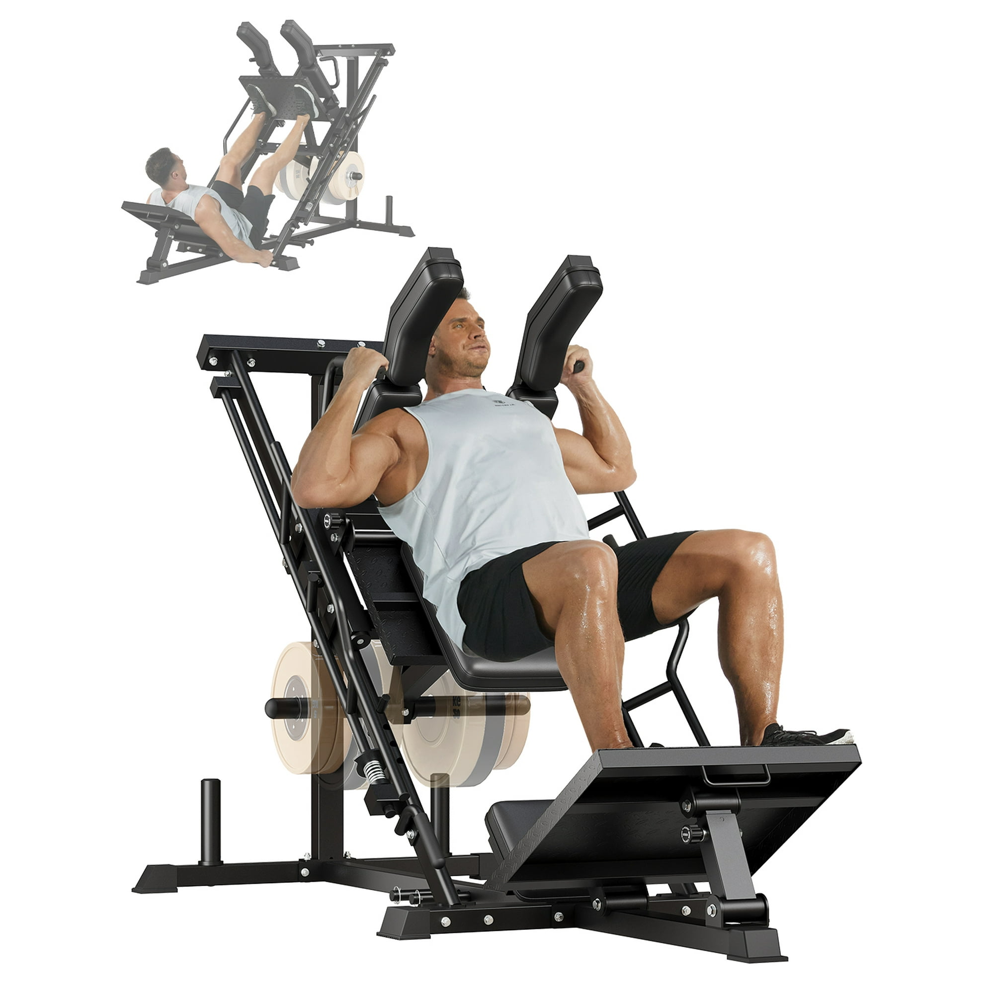 Click here for Garvee 3 In 1 Leg Press Hack Squat Machine Combo W... prices