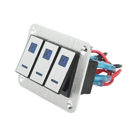 Gang Toggle Switch Panel,Rocker Switch Panel 3 Toggle Switch Panel Gang ...
