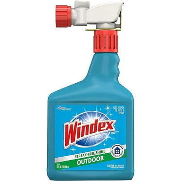 Windex Powerized Glass Cleaner With Ammonia-D, 32 Oz. Trigger Spray ...