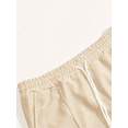 Apricot Mens Solid Color Two-Piece Set: Crew Neck Long-Sleeve Top ...