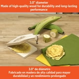 IMUSA Small Wood Tostonera, Traditional Plantain Kitchen Press, 1 Count ...