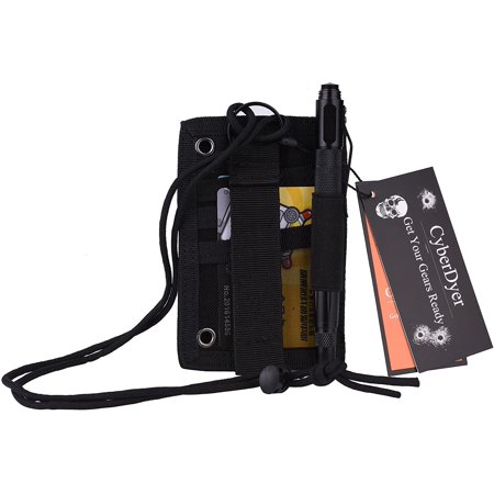 Military Enthusiasts Tactical ID Card Pen Pouch Holder with Adjustable ...