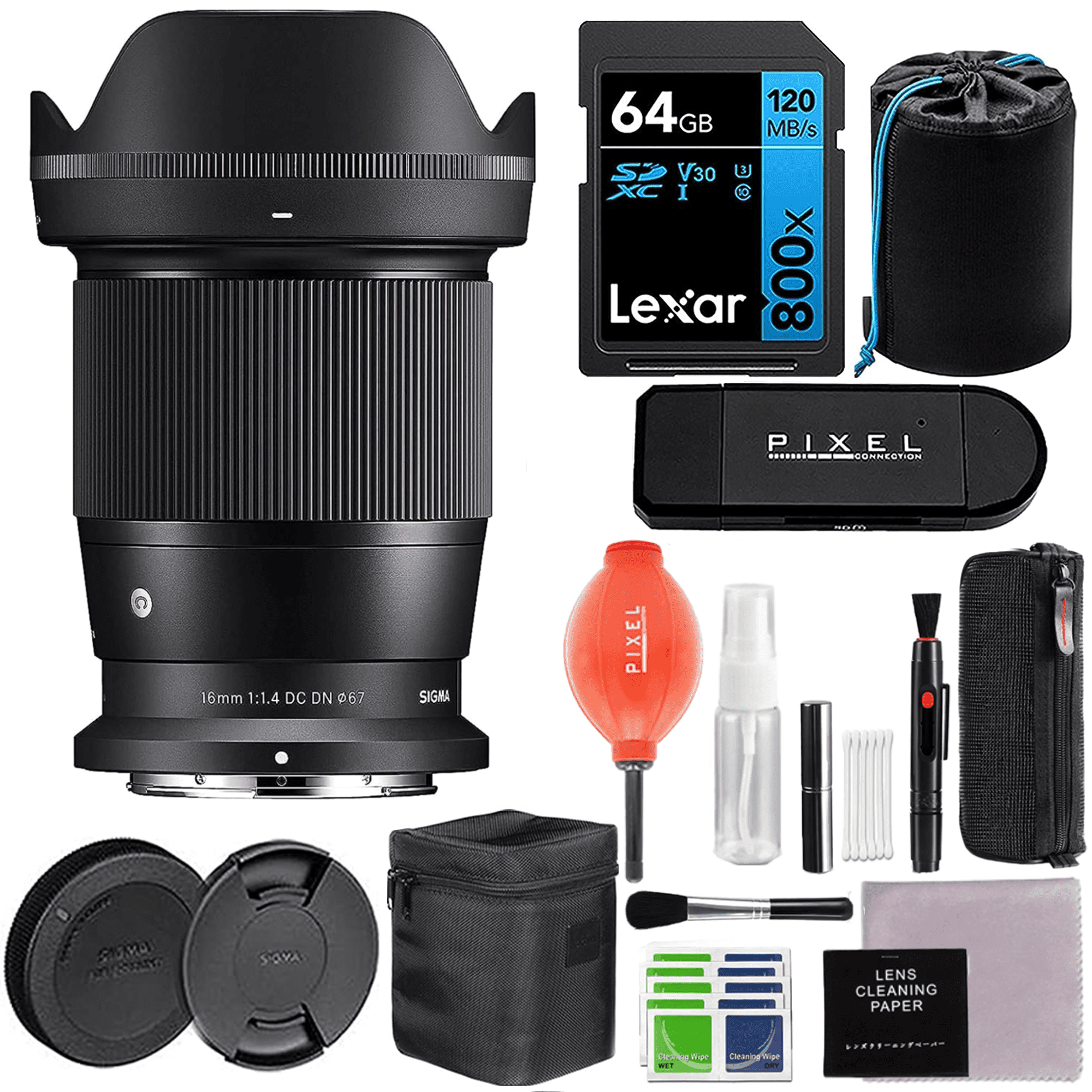 Sigma 16mm f/1.4 DC DN Contemporary Lens for Nikon Z Mount with ...