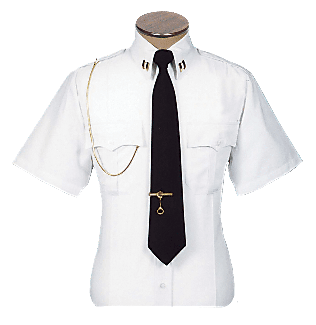 First Class Polycotton Short Sleeve Uniform Shirt - White - M - Walmart.com