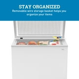 Avanti 5.0 Cubic Deep Garage Ready Chest Freezer, White (CF5F0W ...