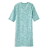 Open Back Night Gown For Ladies - Assisted Dressing Hospital Gown ...