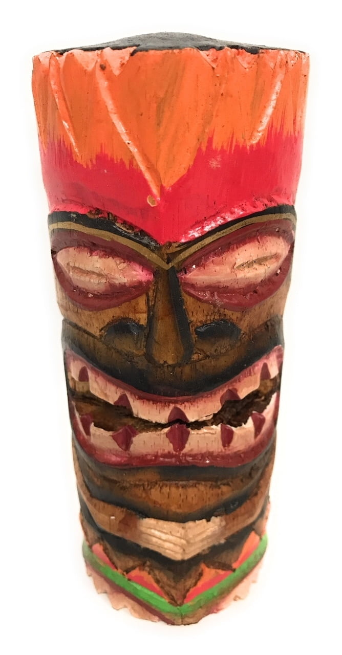 Art Objects Hand Carved Big Chief Tiki Totem 6 #dpt5330f Sculpture Art ...