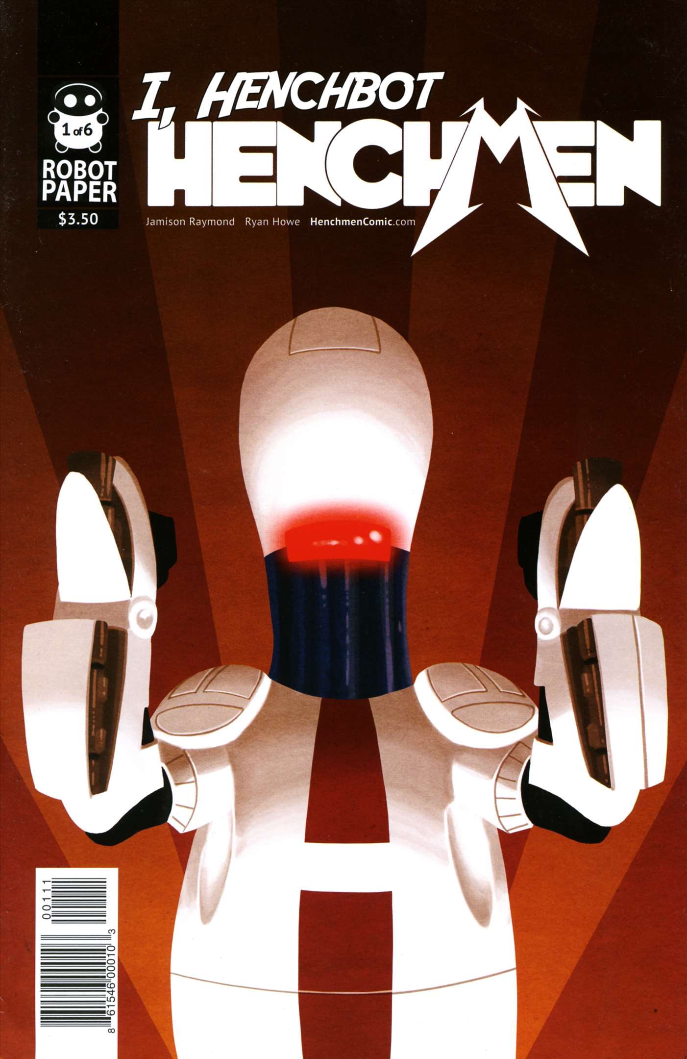 Henchmen: I, Henchbot #1 VF ; Robot Paper Comic Book - Walmart.com