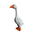 Porch Goose Statue, Garden Decorations 12 inch Resin White Goose ...