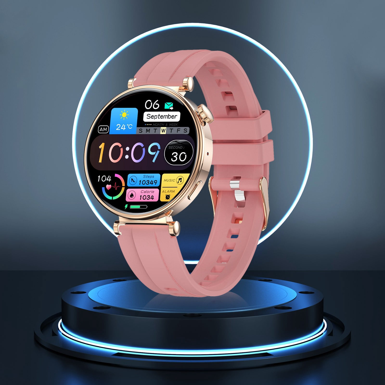 Reloj inteligente Mejore la elegancia y la conectividad con este reloj ...