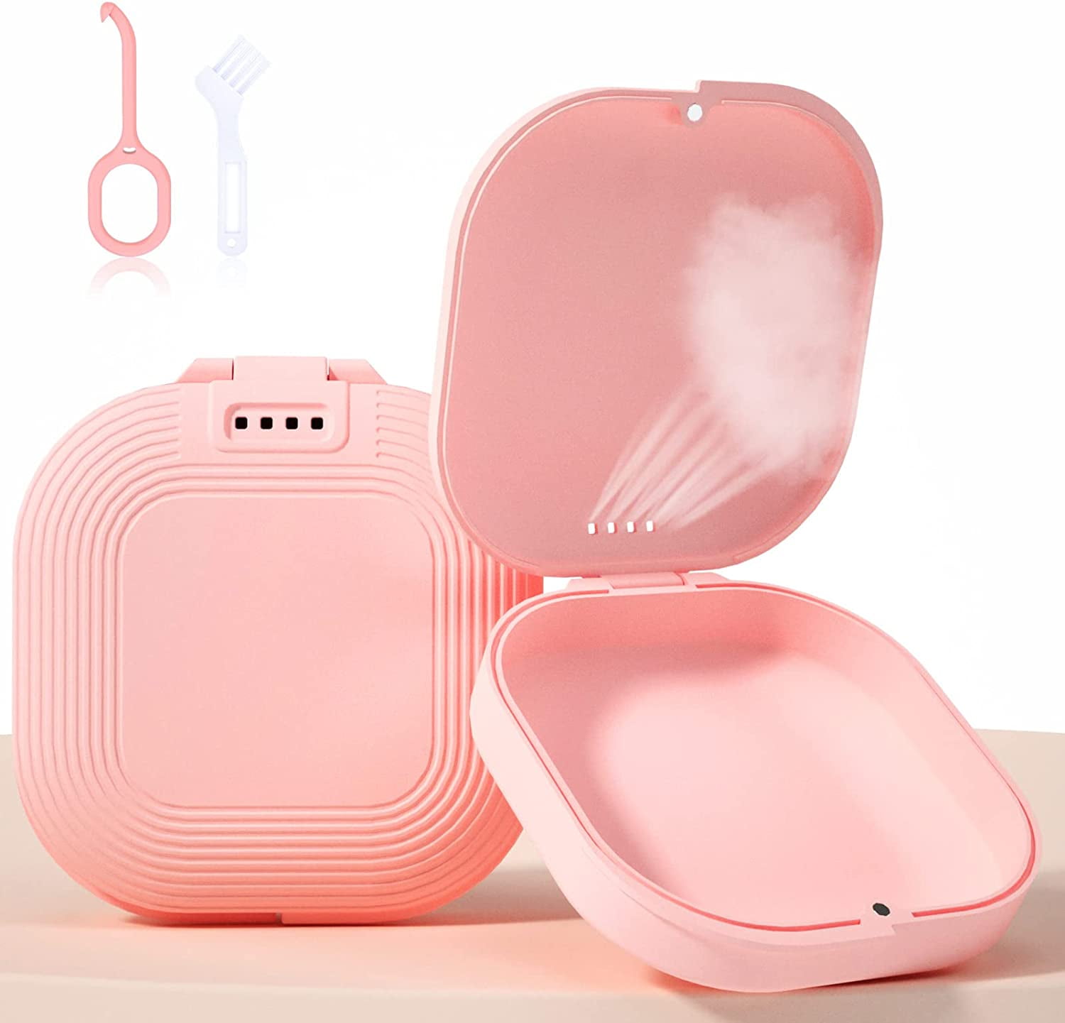 Frusde Retainer Case, Mouth Guard Case Cute Retainer Case with Retainer ...