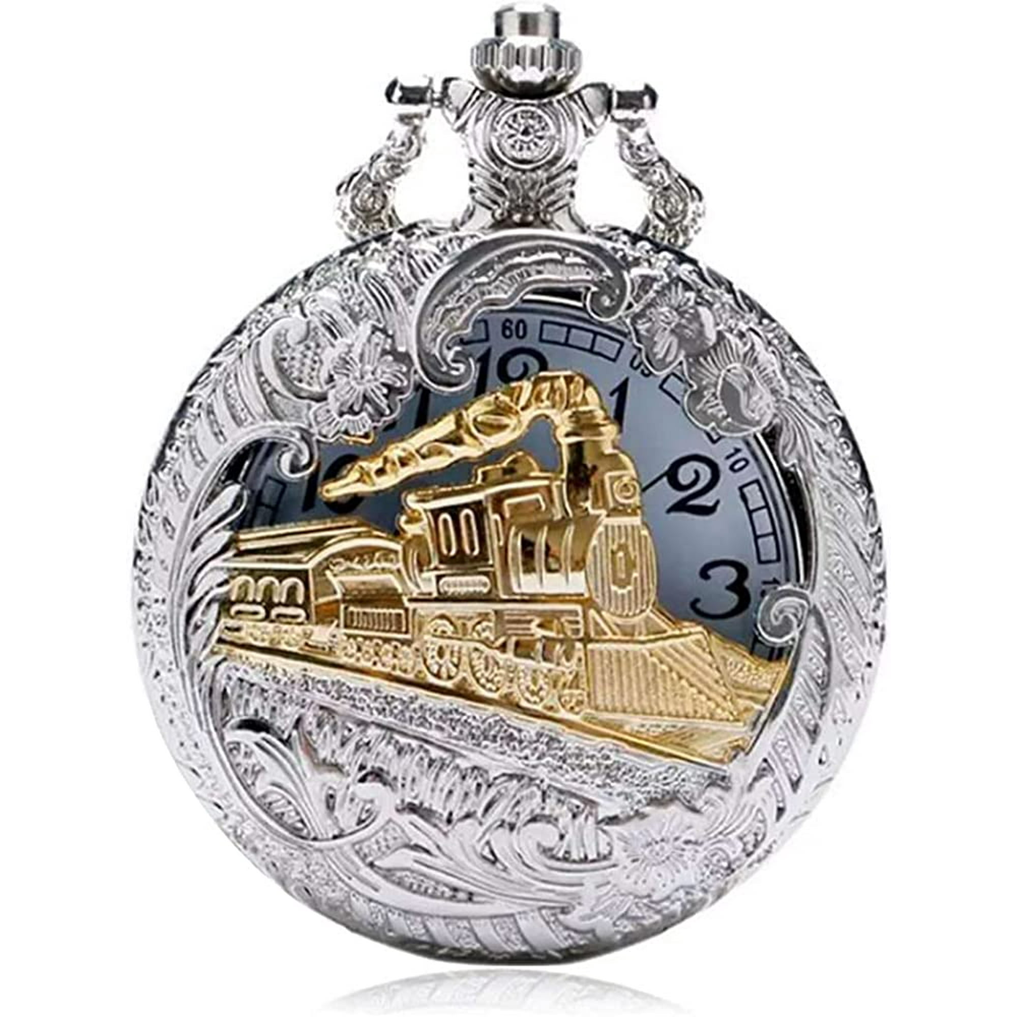 Click here for Nieqiuyun Vintage Quartz Pocket Watch  Mens Steamp... prices