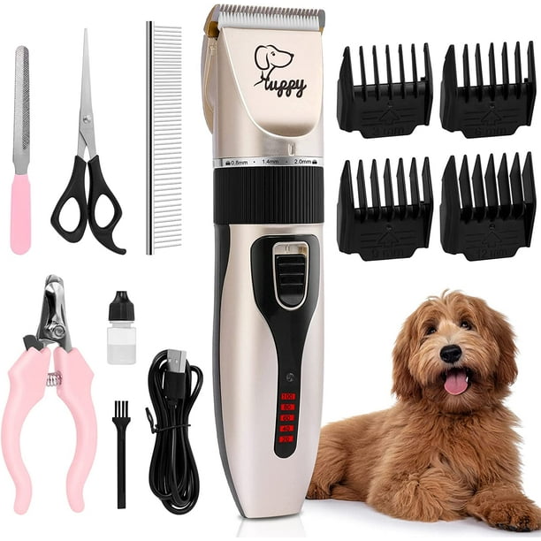Professional Dog Clippers, Quiet Thick Long Hair Dog Clippers,Electric ...