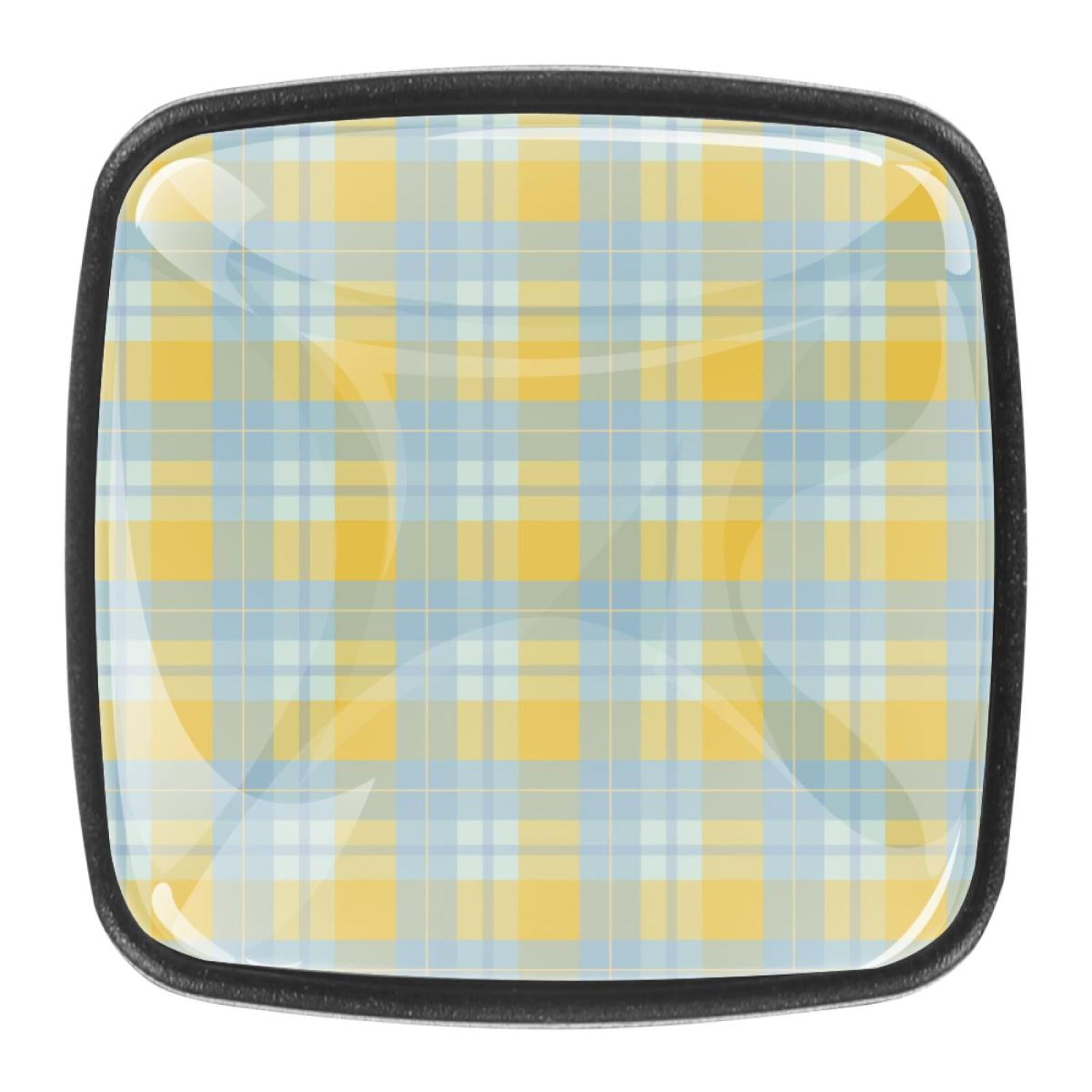 4 Pcs Square Cabinet Handle Cupboard Knob Drawer Pulls Handle Lattice ...