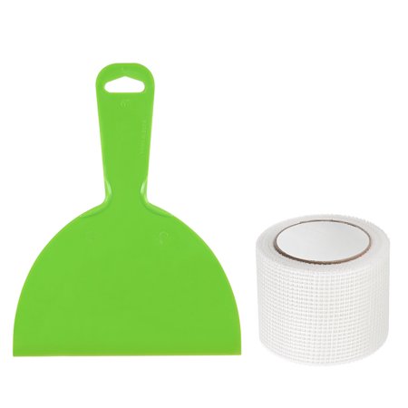 Uxcell 6-inch Putty Knife and 2.8mm Mesh Drywall Joint Tape 3.9inch x ...