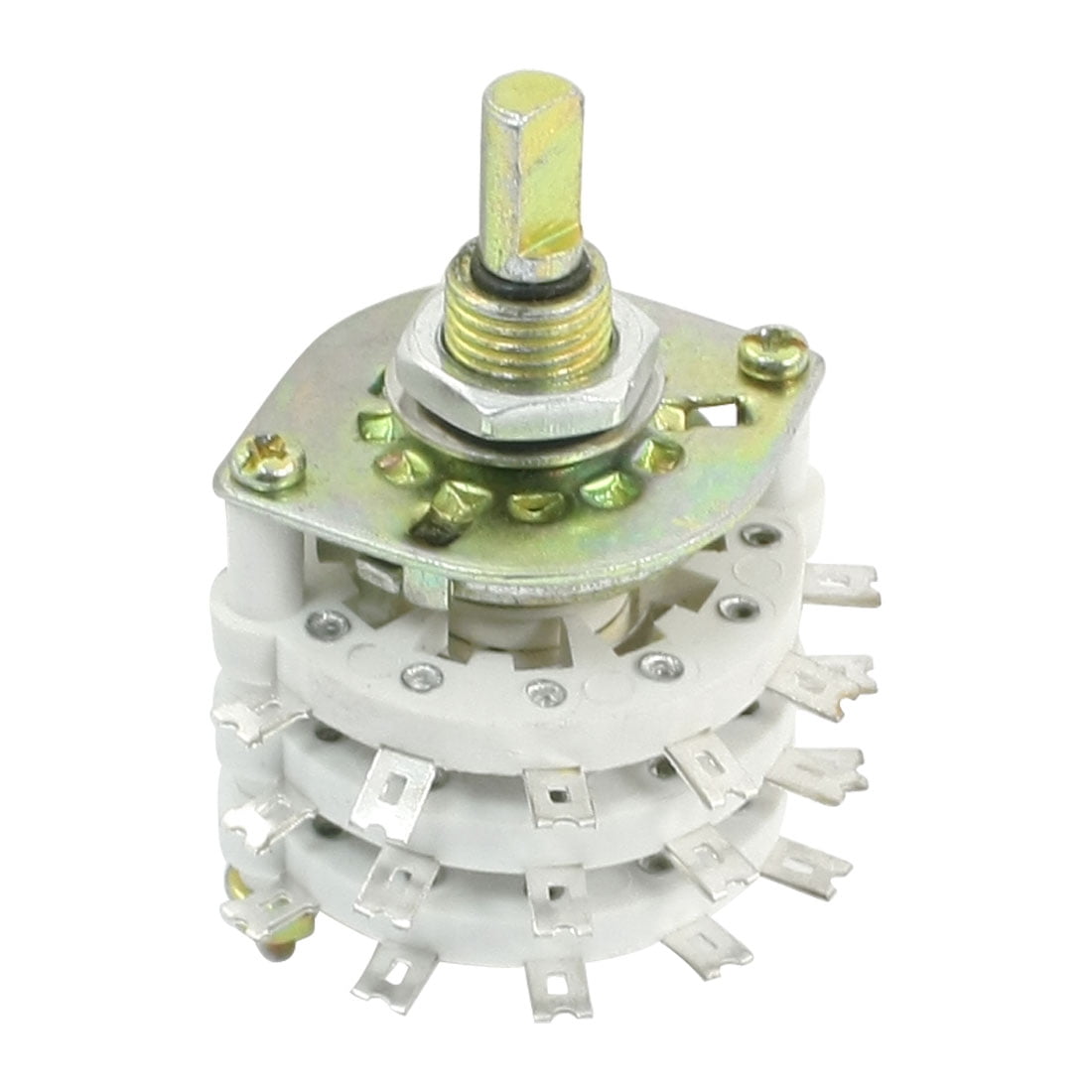 10mm Dia Panel Mounted Ceramic Rotary Switch 3P8T 3 Pole 8 Throw KCZ ...