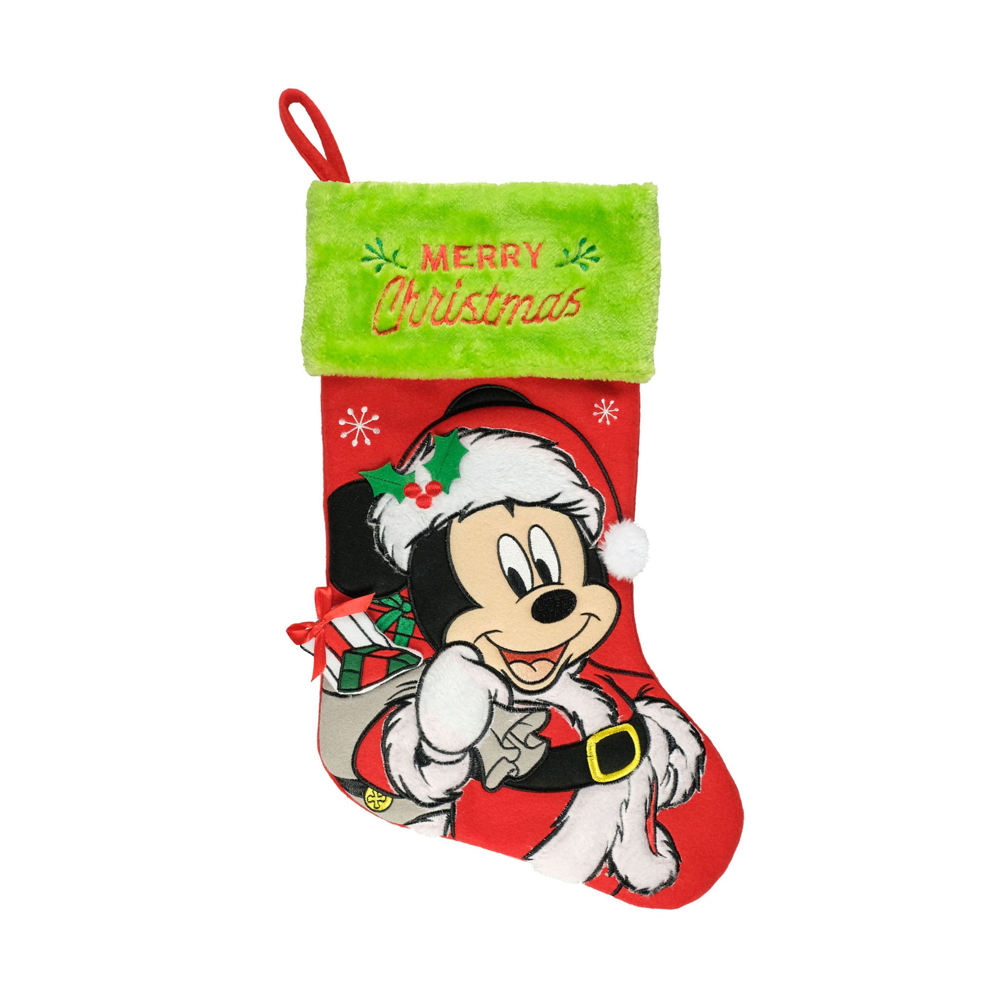 Mickey Mouse & Friends Mickey Mouse Holiday Stocking 20" - Walmart.com