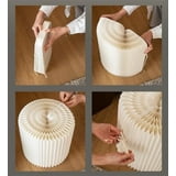 Modern Black Paper Stool Foldable - Walmart.com
