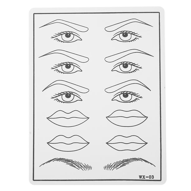 Eye Makeup Practice Sheets | Saubhaya Makeup