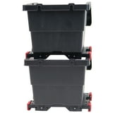 Husky 1008-406-266 9x6.5x5.5 Stackable Storage Bins (2-pack) - Walmart.com