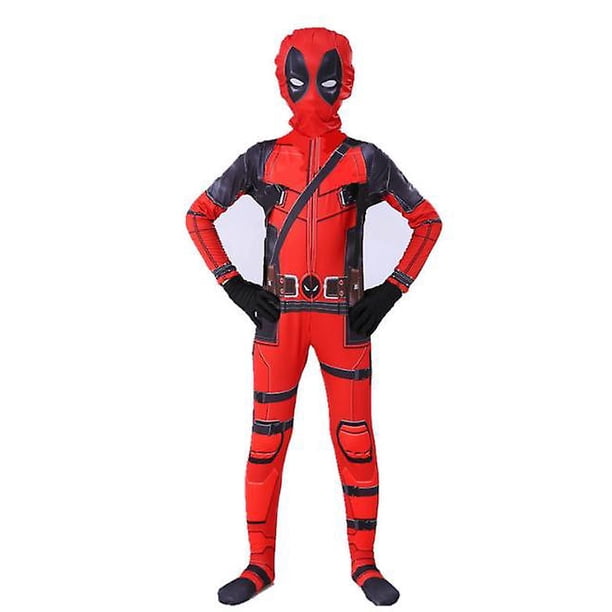Niños Niños Deadpool Disfraz Fiesta Mono Cosplay Disfraz Halloween ...