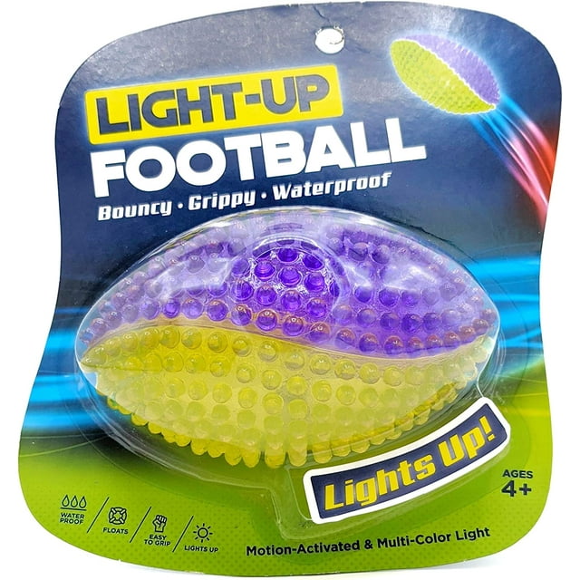 Small, Bright & Easy-to-grip Light Up Football for Youth, Kids ...
