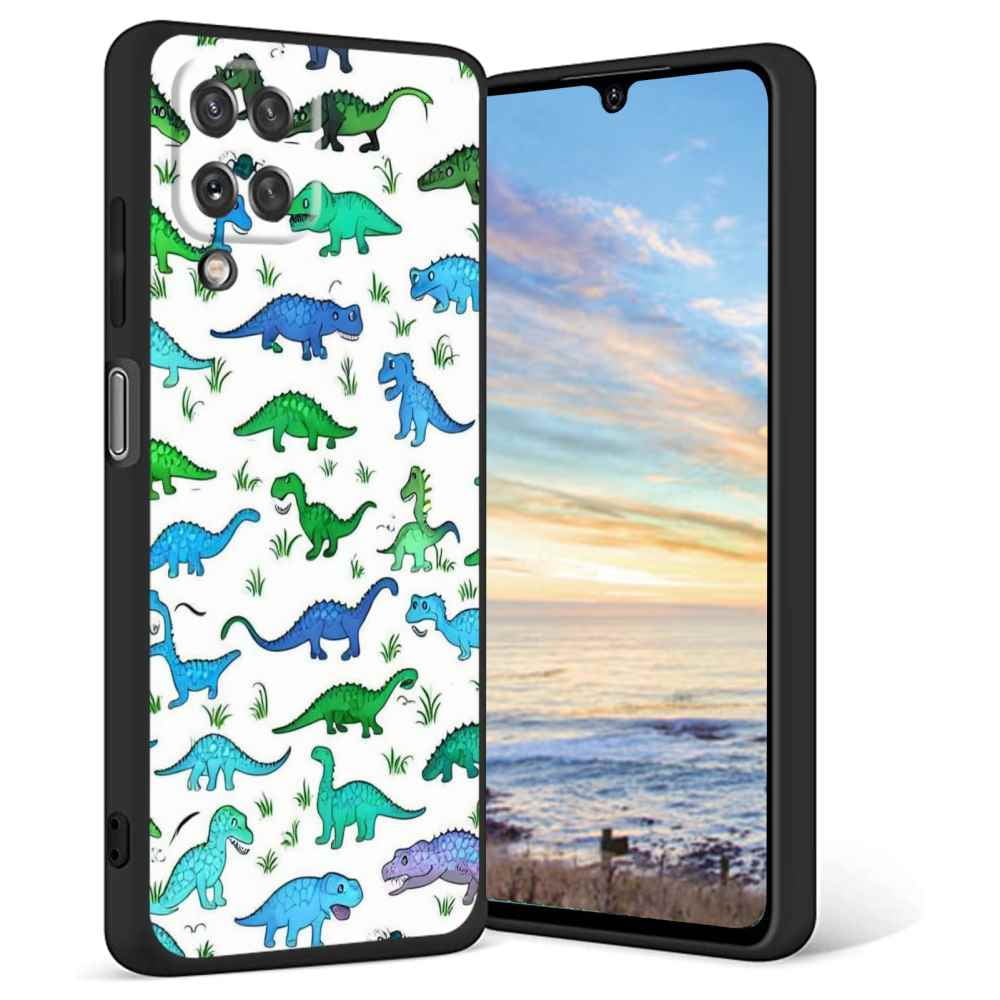 Compatible with Samsung Galaxy A12 Phone Case, Dino-Reptile-97 Case Men ...