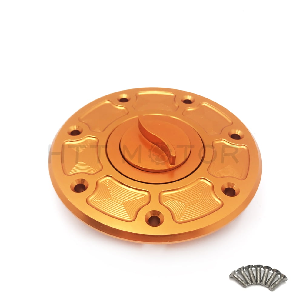 HTTMT- CNC Billet Keyless Fuel Tank Gas Cap For KTM Duke 125 200 390 ...