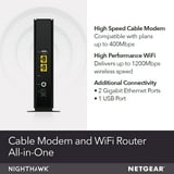 NETGEAR - AC1200 DOCSIS 3.0 Cable Modem + WiFi Router, 1.2Gbps (C6230 ...