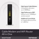 NETGEAR - AC1200 DOCSIS 3.0 Cable Modem + WiFi Router, 1.2Gbps (C6230 ...