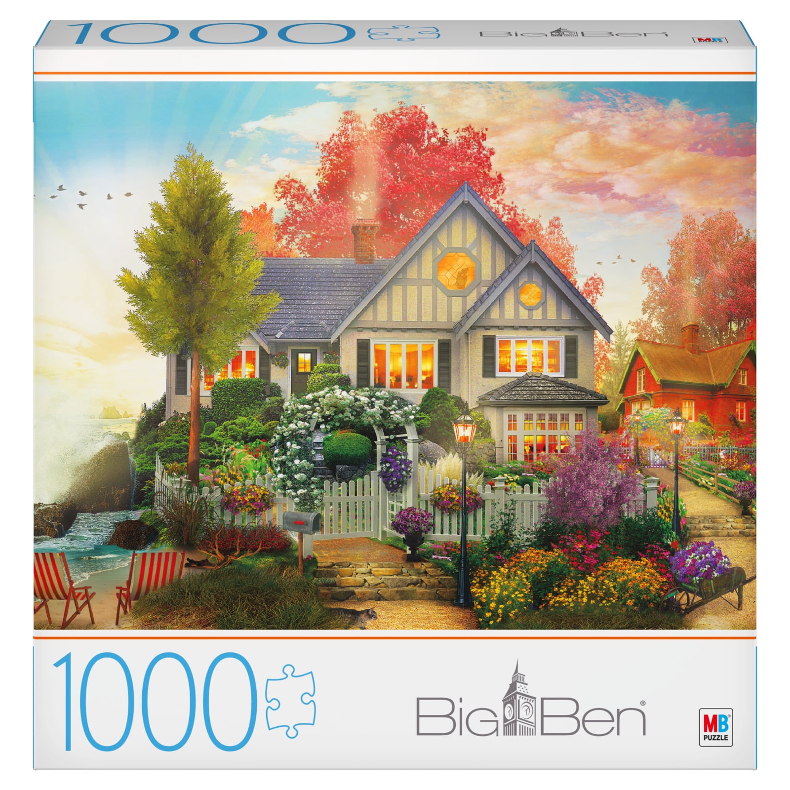 Big Ben 1000-Piece Jigsaw Puzzle, Oceanside Retreat - Walmart.com