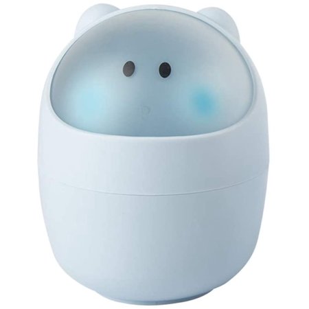 Shatter Resistant Mini Cute Small Trash Can Desk Surface Shaking Cover ...