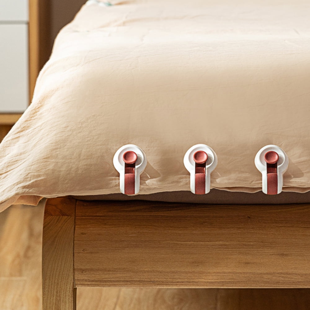 6Pcs Fastener Bed Sheets Quilt Clip Simple Operation Safety Firmness ...