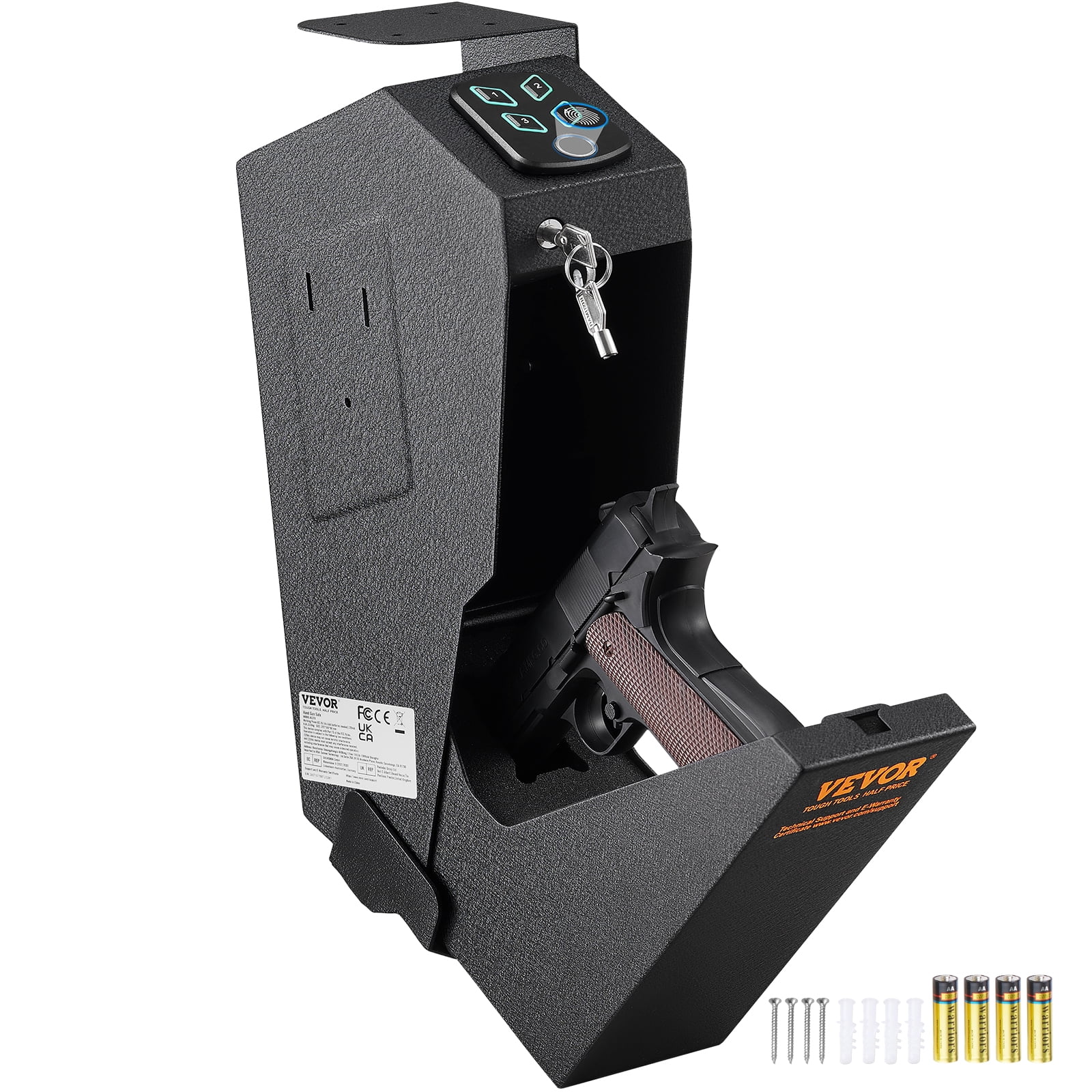 Click here for Vevor Mounted Gun Safe For Pistols  Biometric Gun... prices