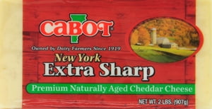6/2lb NY Extra Sharp White Cheddar Brick - Walmart.com