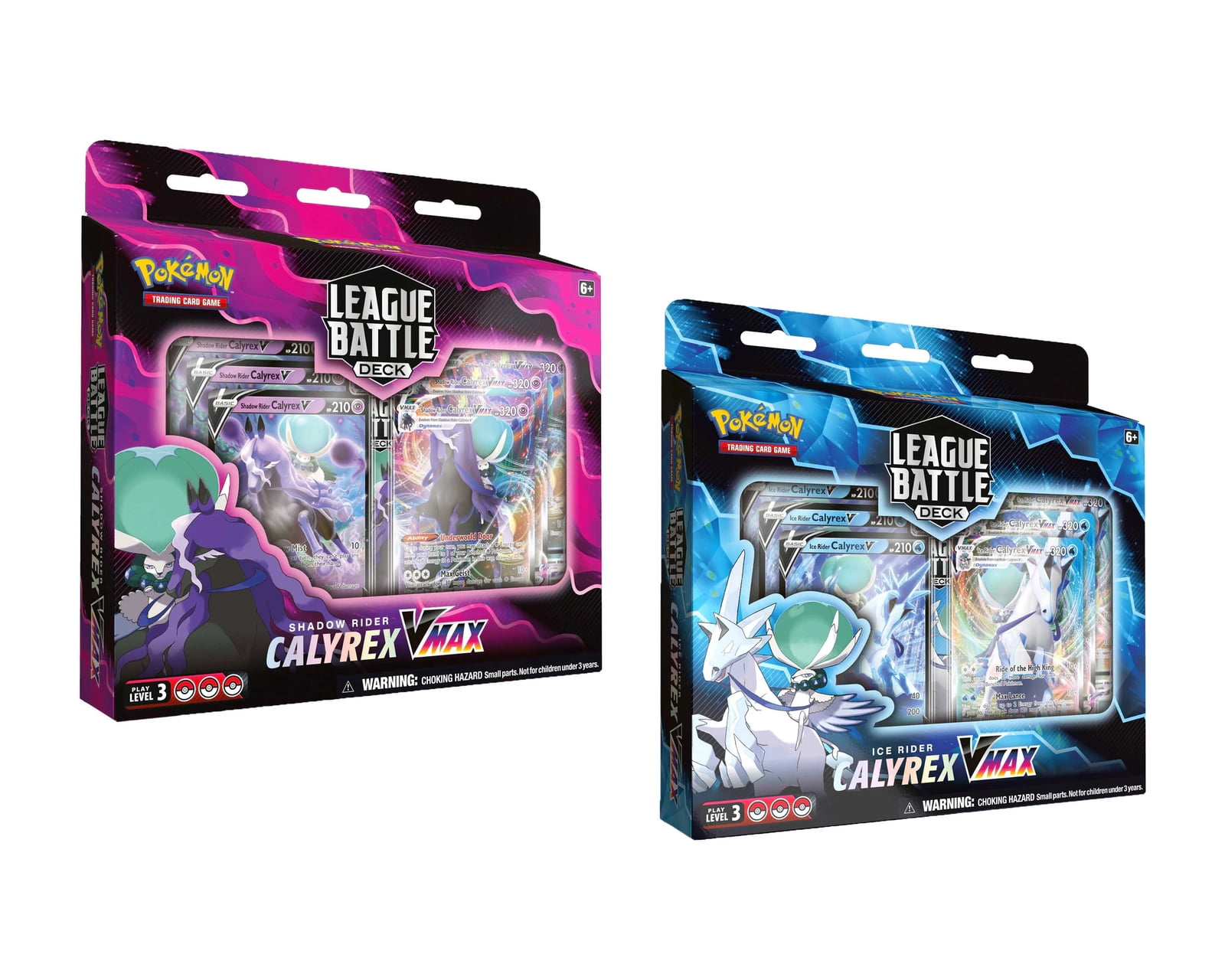 Caja de Cartas Pokémon Ice Rider Calyrex V Max o Shadow Rider V Max ...