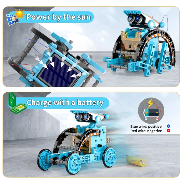 Educational Building Toys For Kids 9-in-1 STEM Robot Building Kit For ...