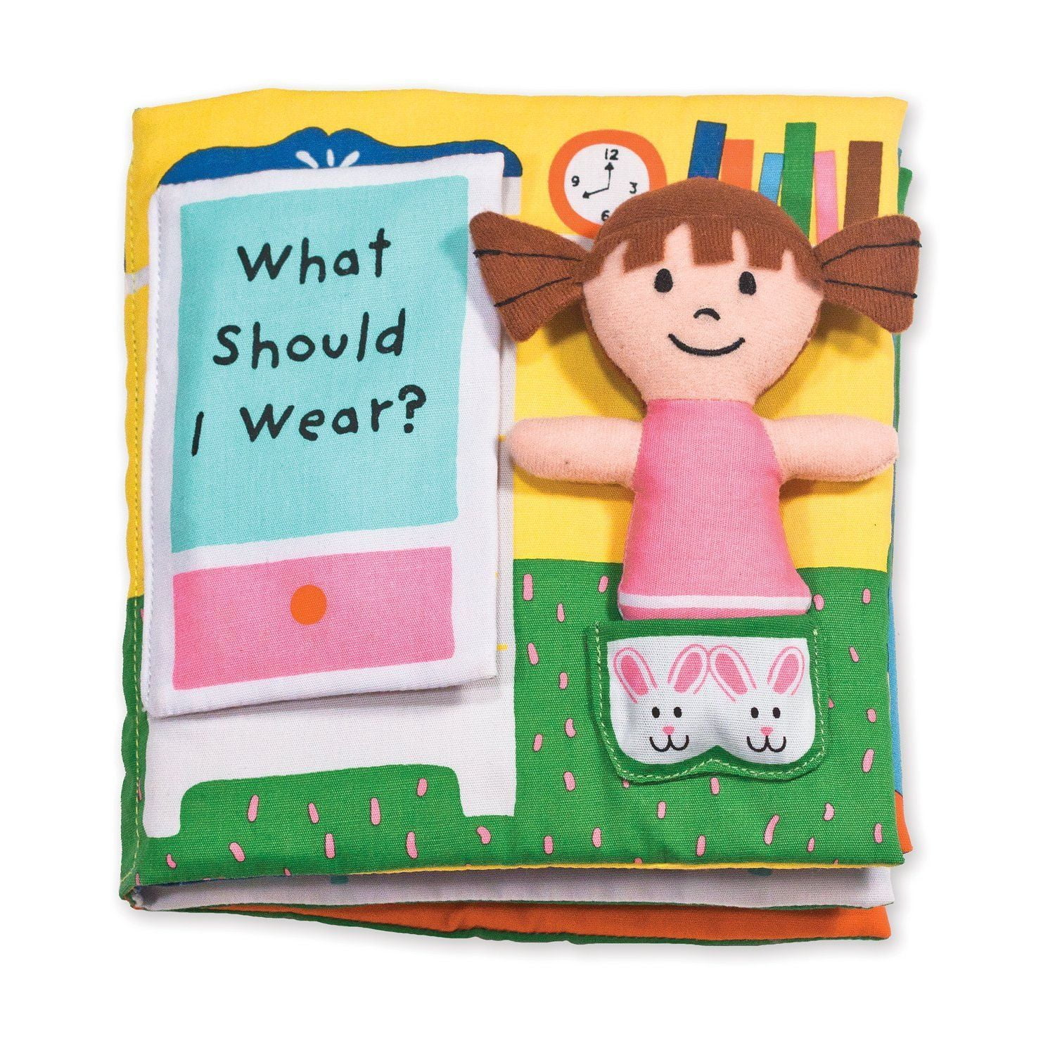 Melissa & Doug Soft Activity Baby Book - What Should I Wear? - Walmart.com