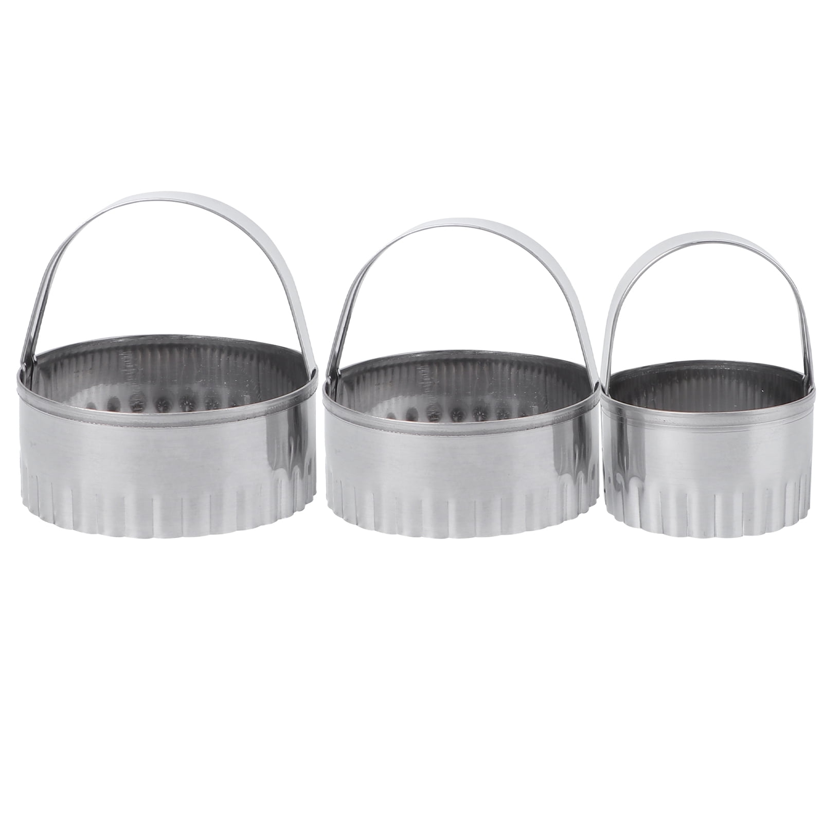 Click here for Hcyz 3pcs Classic Stainless Steel Round Biscuit Cu... prices