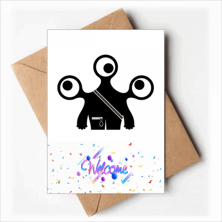 Universe Alien Monster Alien Welcome Back Greeting Cards Envelopes ...