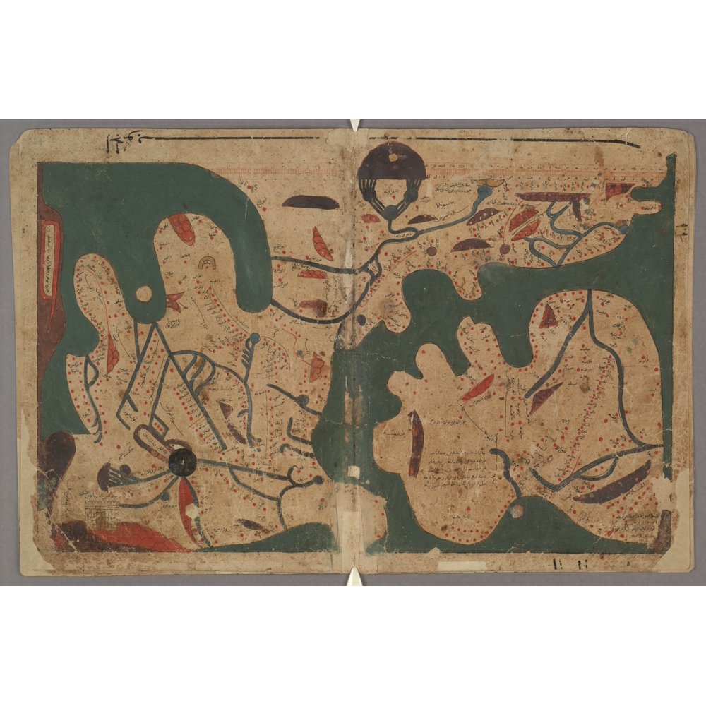 Rectangular world map - Large MAP Vivid Imagery Laminated Poster Print ...