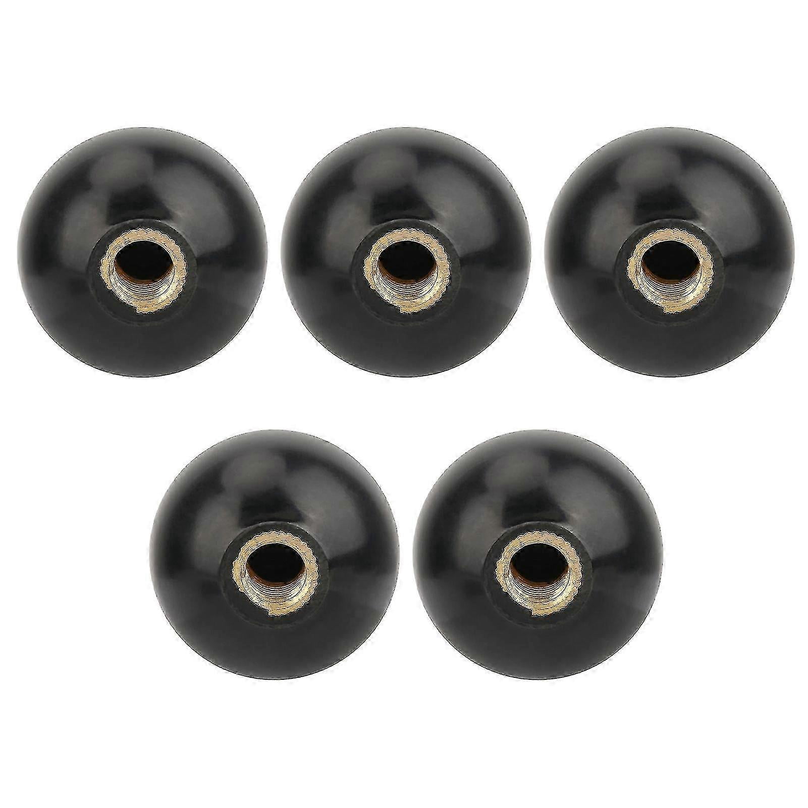 Engineering Plastic Ball Lever Knob,5Pcs Black Round Ball Engineering ...