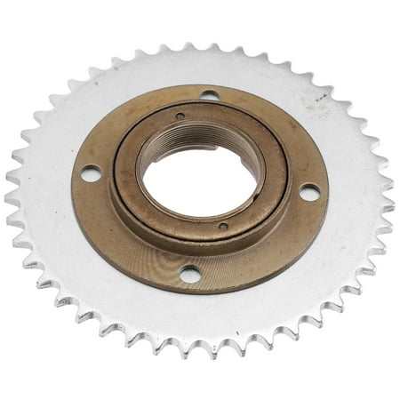 YLSHRF 4 Hole Toothless Flywheel,T8F 44T Rear Chain Sprocket 4 Hole ...