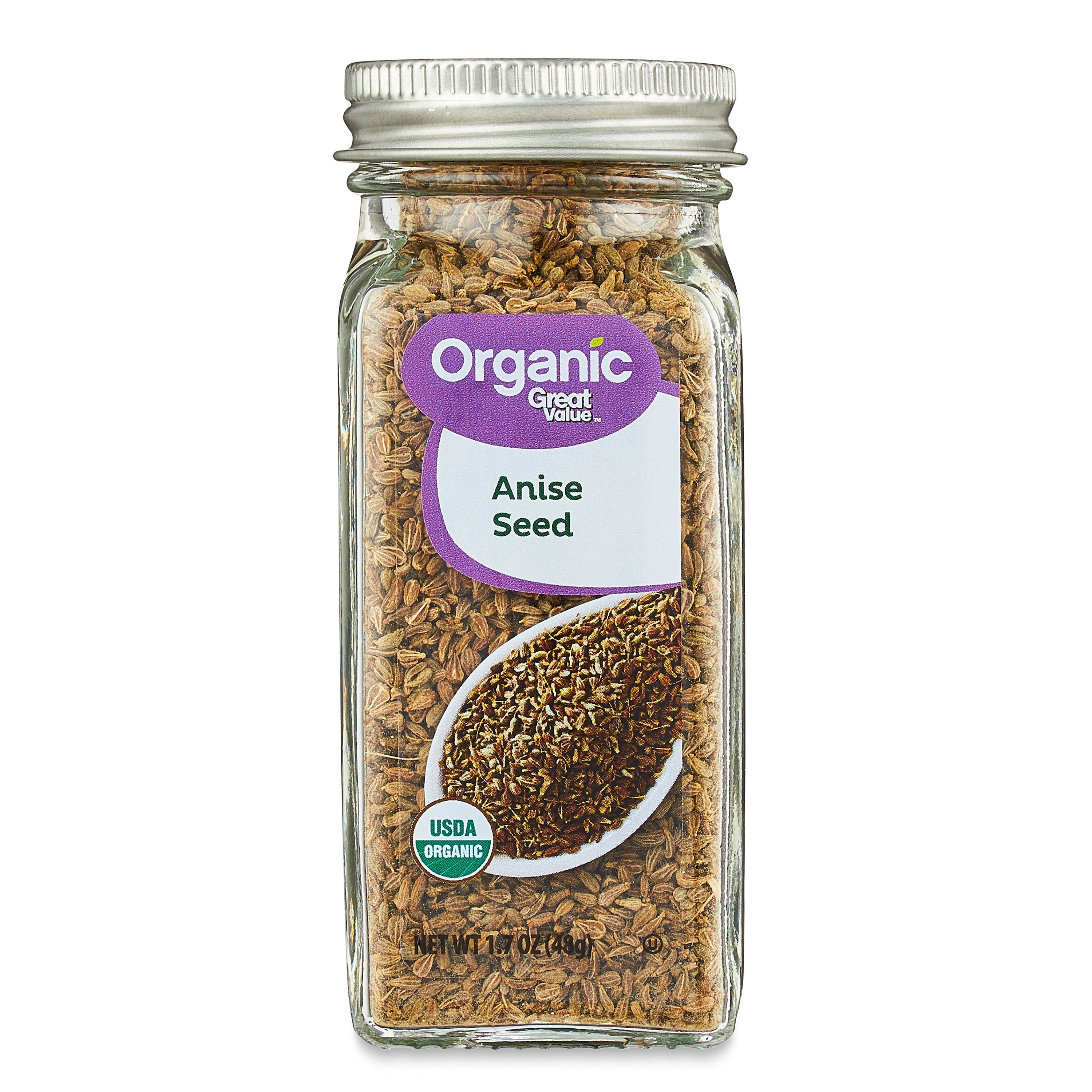 Great Value Organic Anise Seed, 1.7 oz - Walmart.com