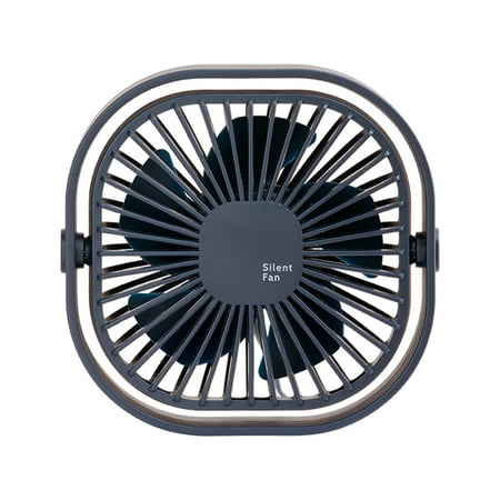 Usb Desktop Fan 360° Rotatable Quiet Mini Desktop Table Fan 3-Speed ...