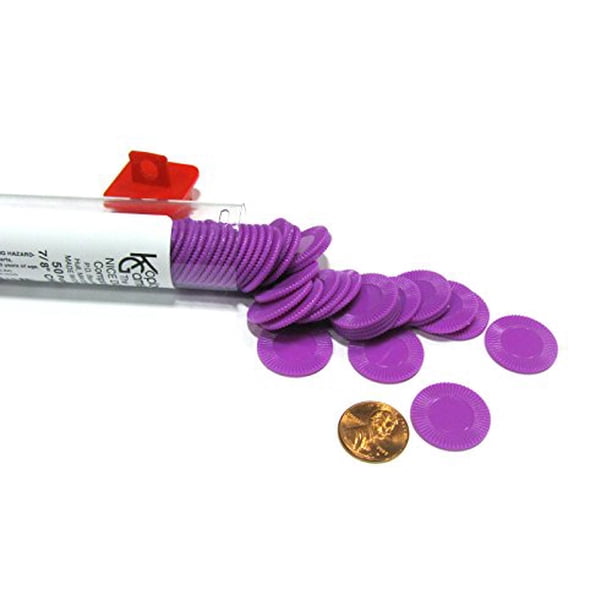 Koplow Games Purple Mini Poker Chip 7/8In Tube of 50Ea - Walmart.ca