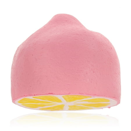 Jumbo Slow Rising Squishies Lemon Squishy Squeeze Cream Charms Fun ...