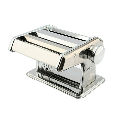 Pasta Maker, Adjustable Steel Rollers Hand Operated Noodle Cutter For ...