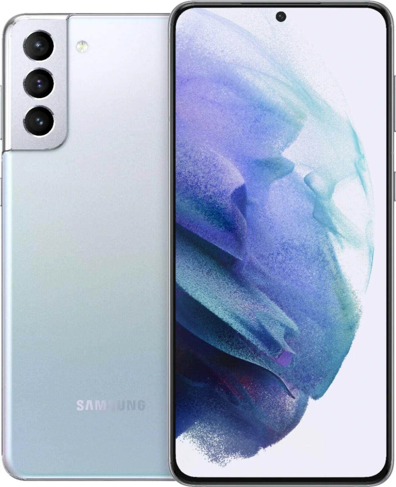 Like New Samsung Galaxy S21+ Plus 5G SM-G996U1 128GB Silver (US Model ...