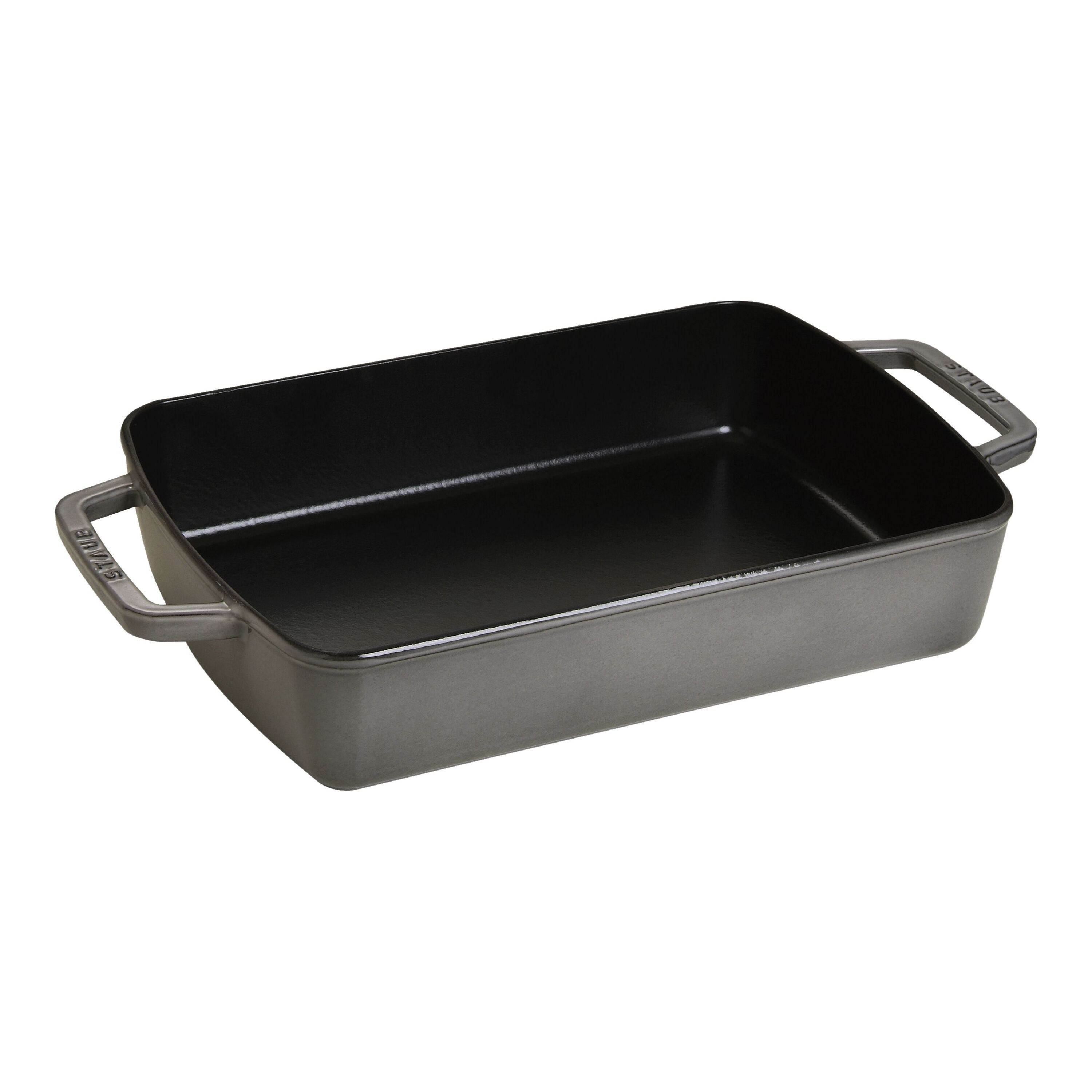 STAUB Specialities 3.25 L Cast Iron Rectangular Roasting And Baking Pan ...